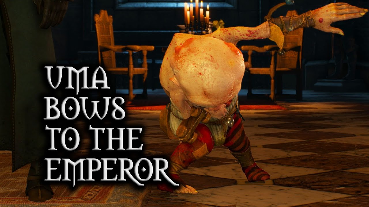 The Witcher 3: Wild Hunt - Uma bows to the Emperor - YouTube