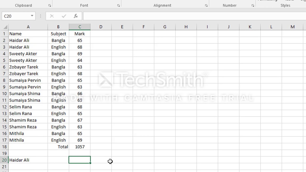 Excel Sum And Sumif Function I Microsoft Bangla Youtube