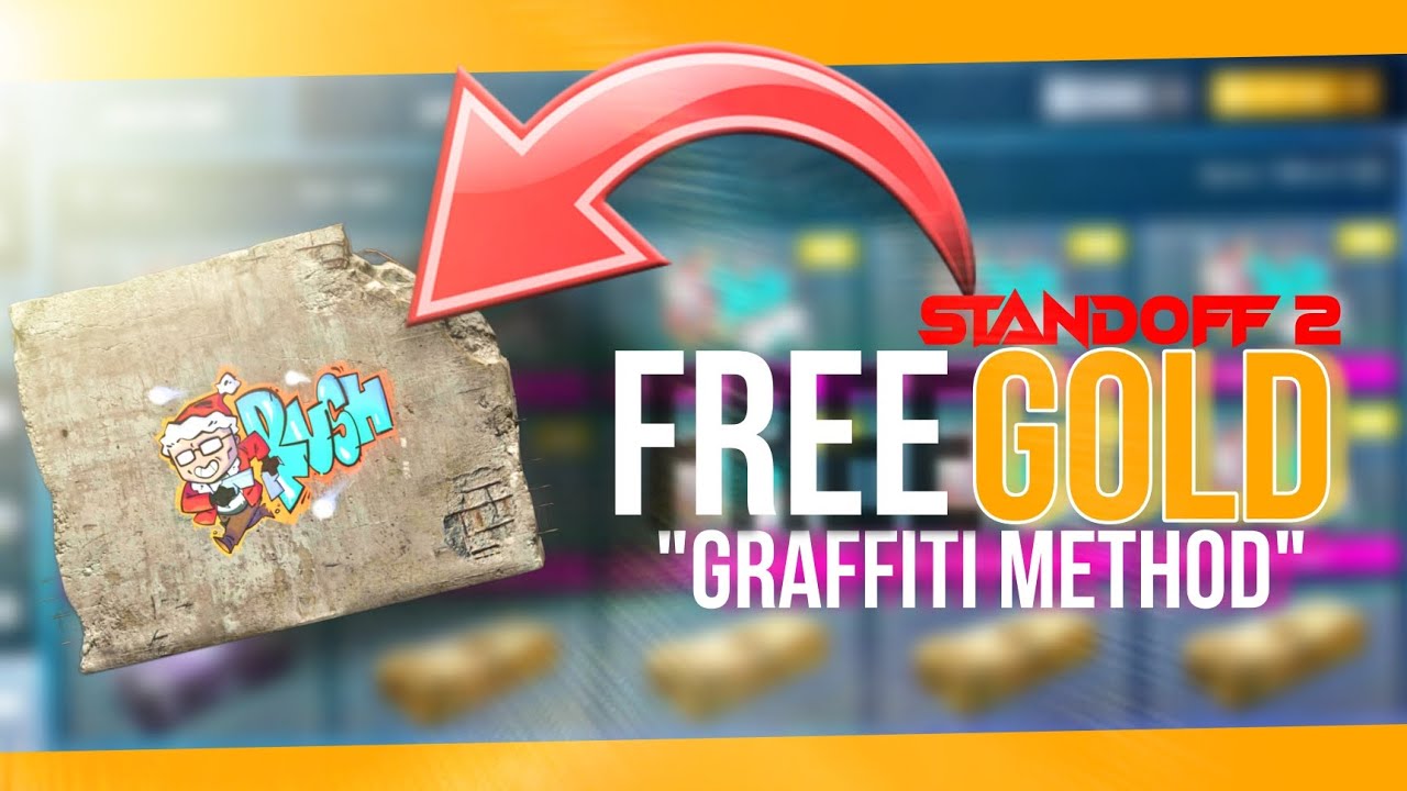 3 ways for free gold standoff 2| graffiti method - YouTube