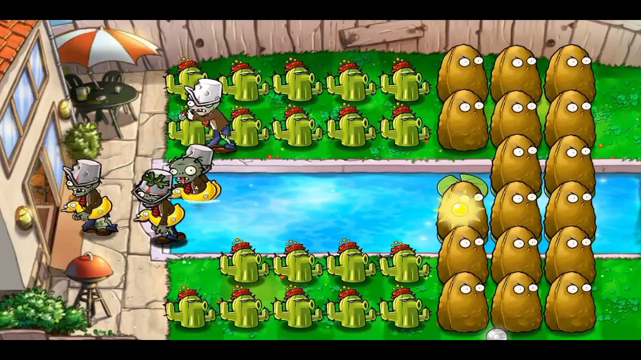 PvZ Survival Combination Technic between the two of Same Bullet - YouTube