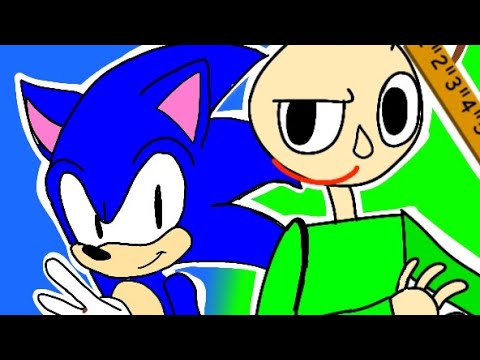 sonic and baldi - YouTube
