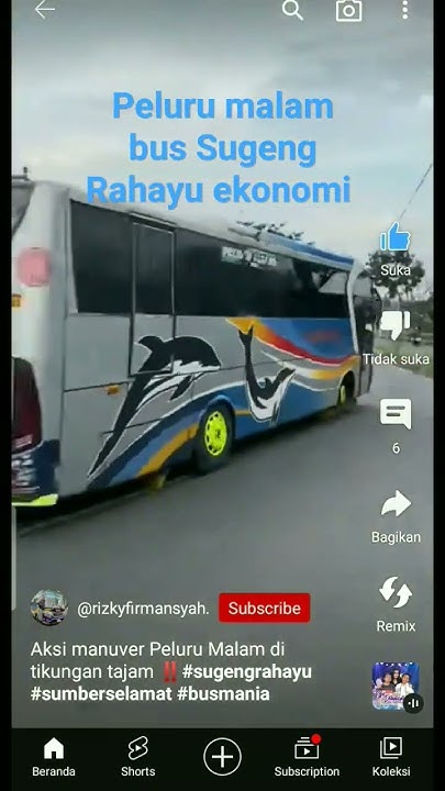 peluru malam BUS Sugeng Rahayu ekonomi - YouTube