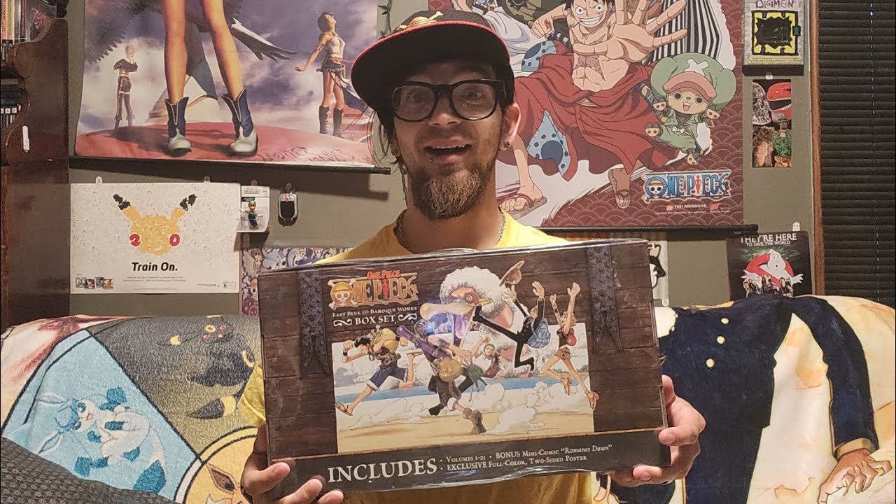 one piece manga east blue and baroque works box set unboxing - YouTube