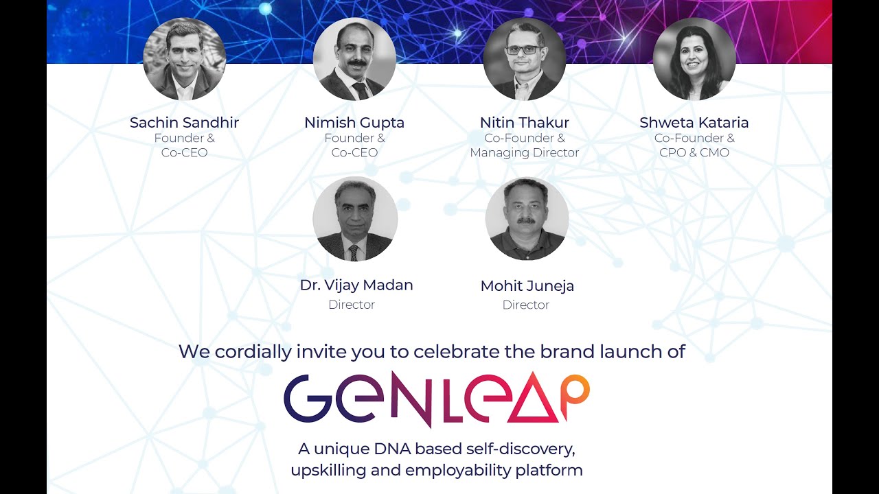 GENLEAP launch event | 16 Nov 2021 - YouTube