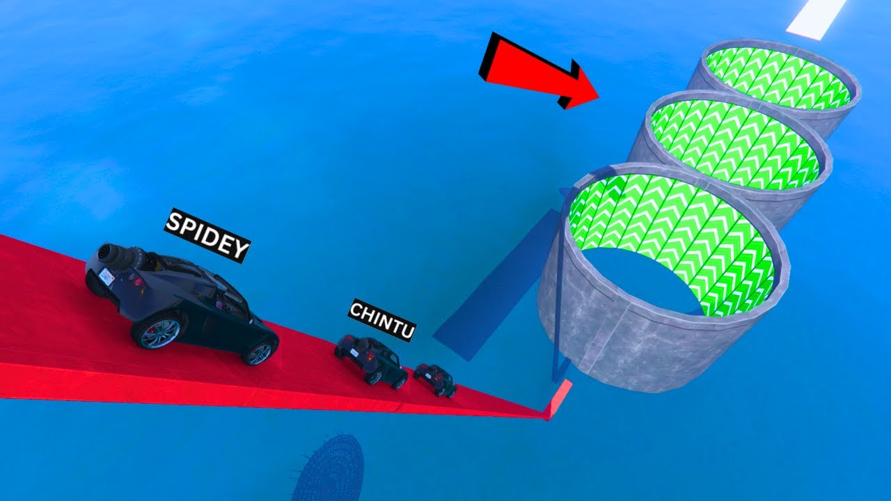 10 Minute Rocket boost Car Parkour Race In GTA 5! - YouTube