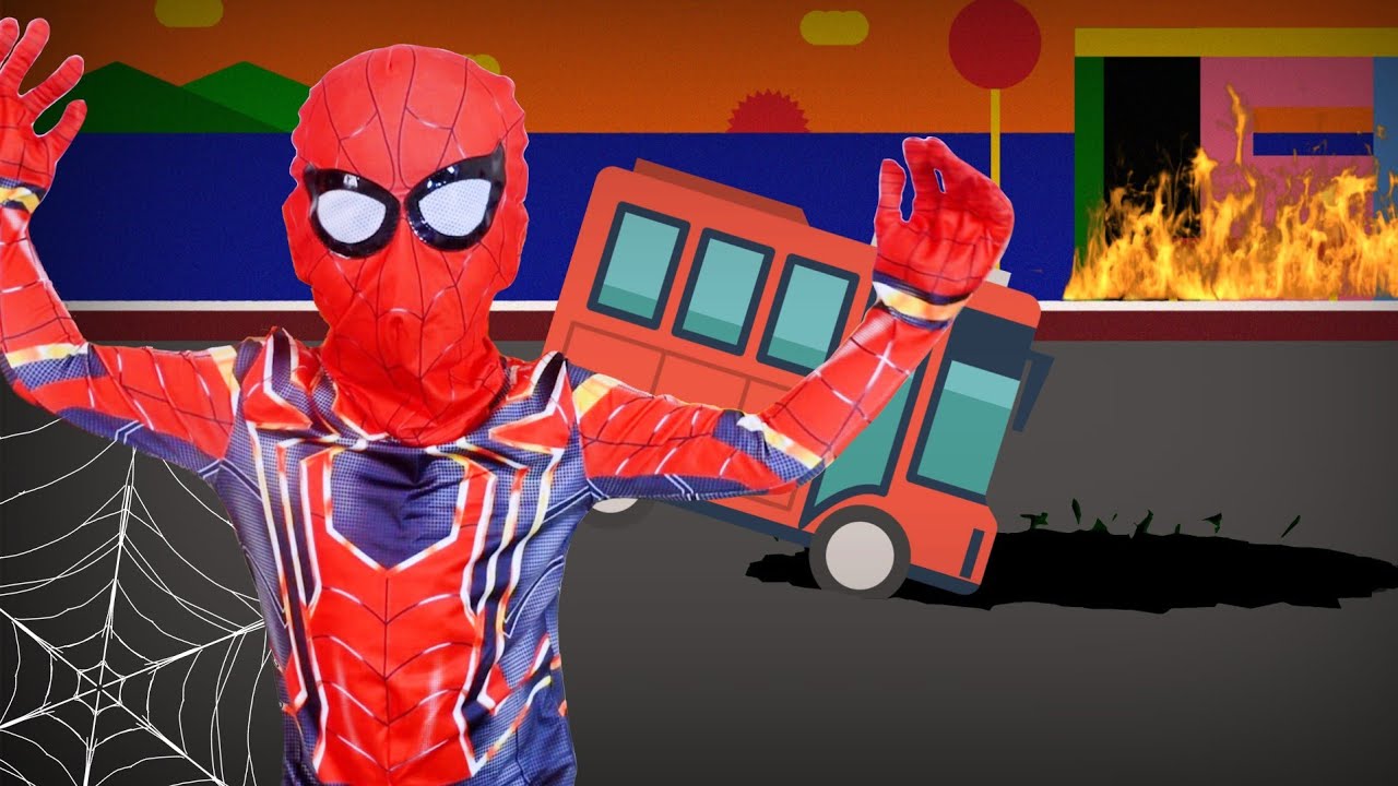 Spider-man Adventure - When Spiderman ate too much Junk Food - YouTube