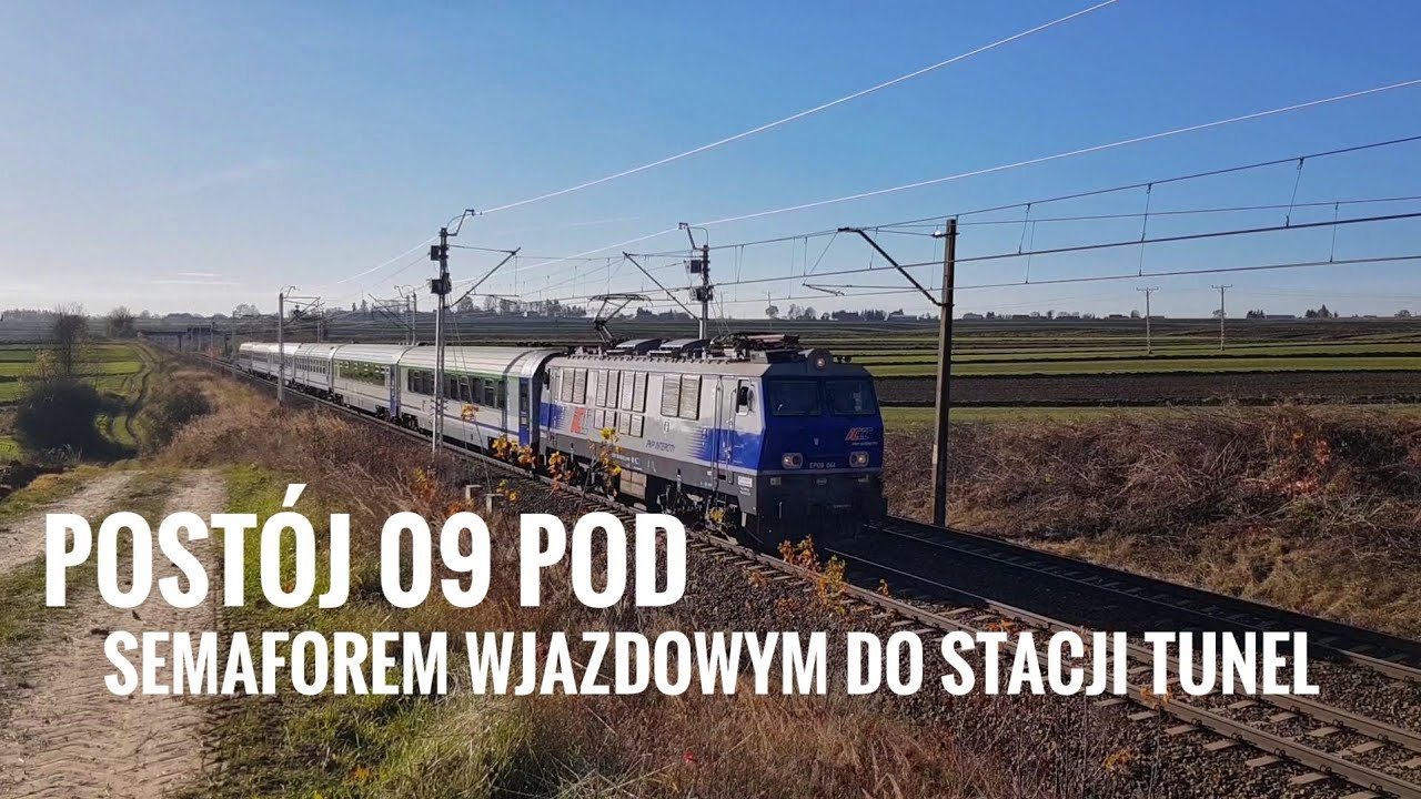 Postój 09 pod semaforem wjazdowym do stacji Tunel - YouTube