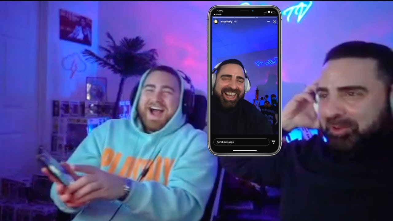 LosPollosTV & DAD ARE PURE COMEDY WHEN LOS MAKES FUN OF WAD MAKING AN ...