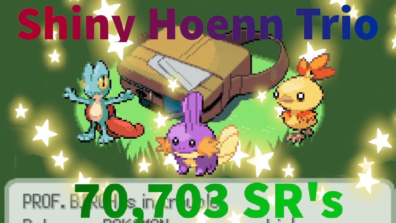 The Shiny Hoenn Trio Journey | Shiny Pokémon Compilation - YouTube