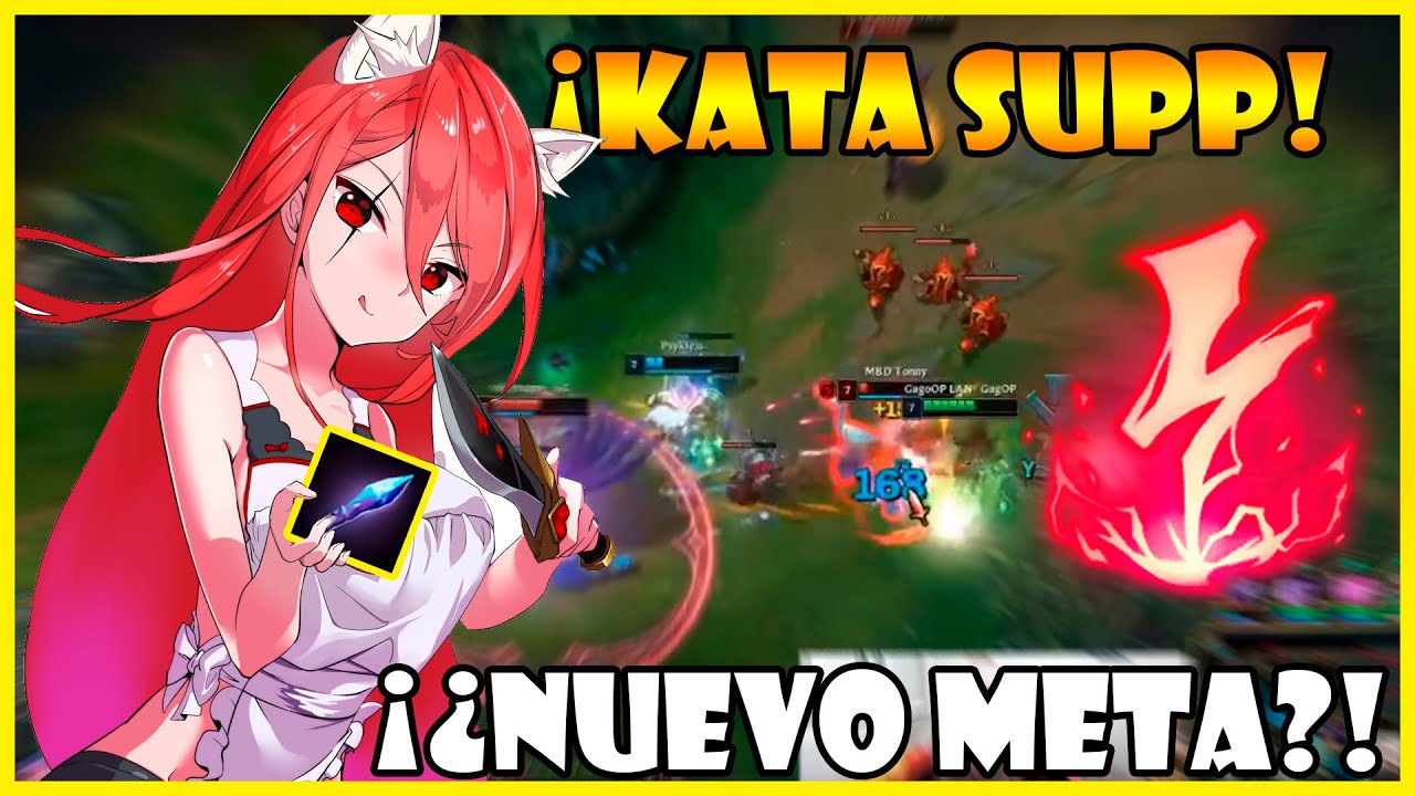 😈 ¿¡¡ KATARINA SUPPORT NEW META !!? 😈 | ¿Cómo jugar con Katarina ...