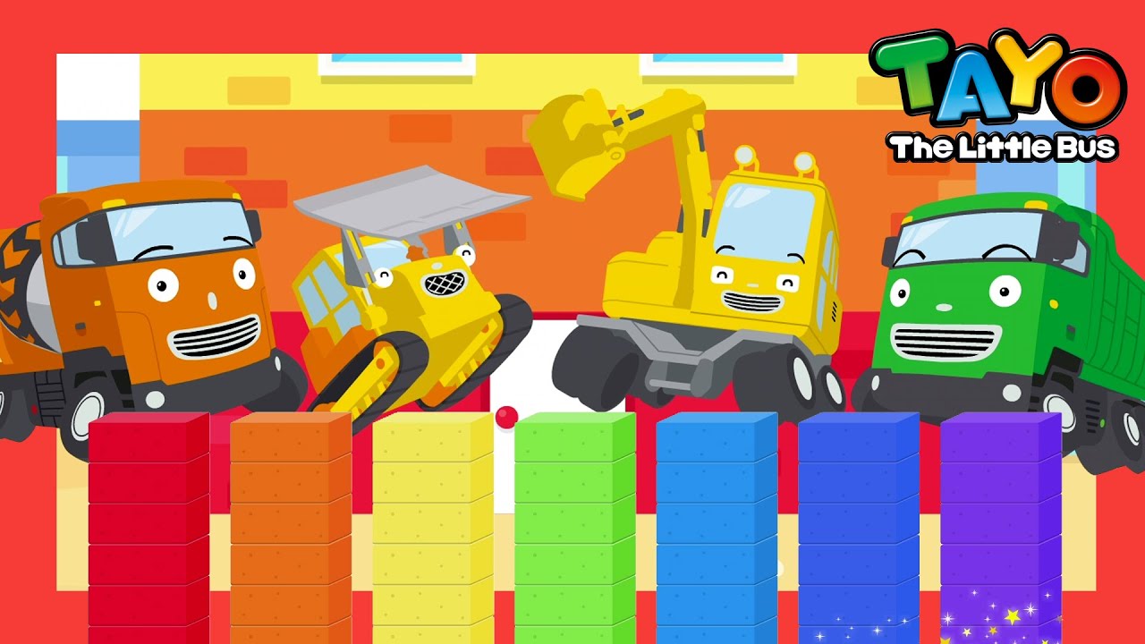 *NEW* Let’s Build a House l Learn Colors l Tayo Songs for Children l ...