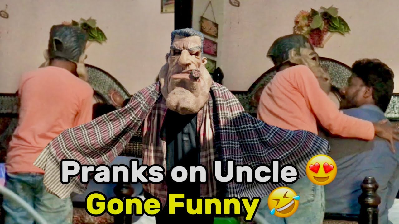 Horror Pranks on Uncle 👻 || Uncle to dar gaya || Ghost Pranks on Uncle ...
