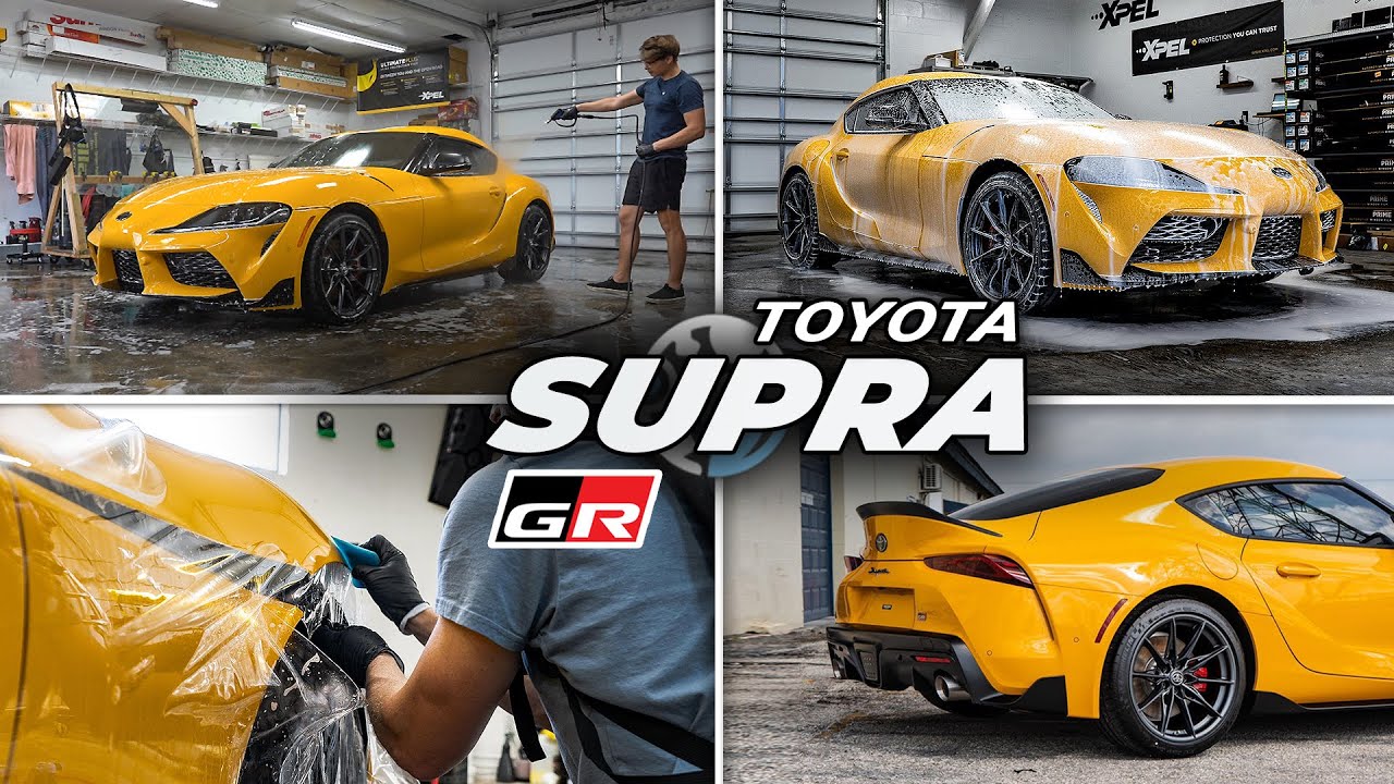 2023 Toyota Supra GR | Full Exterior Detail & PPF | 6MT, Nitro Yellow ...