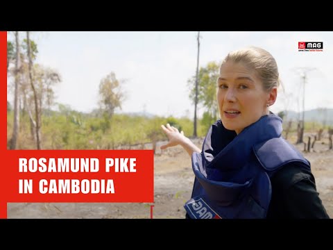 MAG Ambassador Rosamund Pike travels to Cambodia | MAG