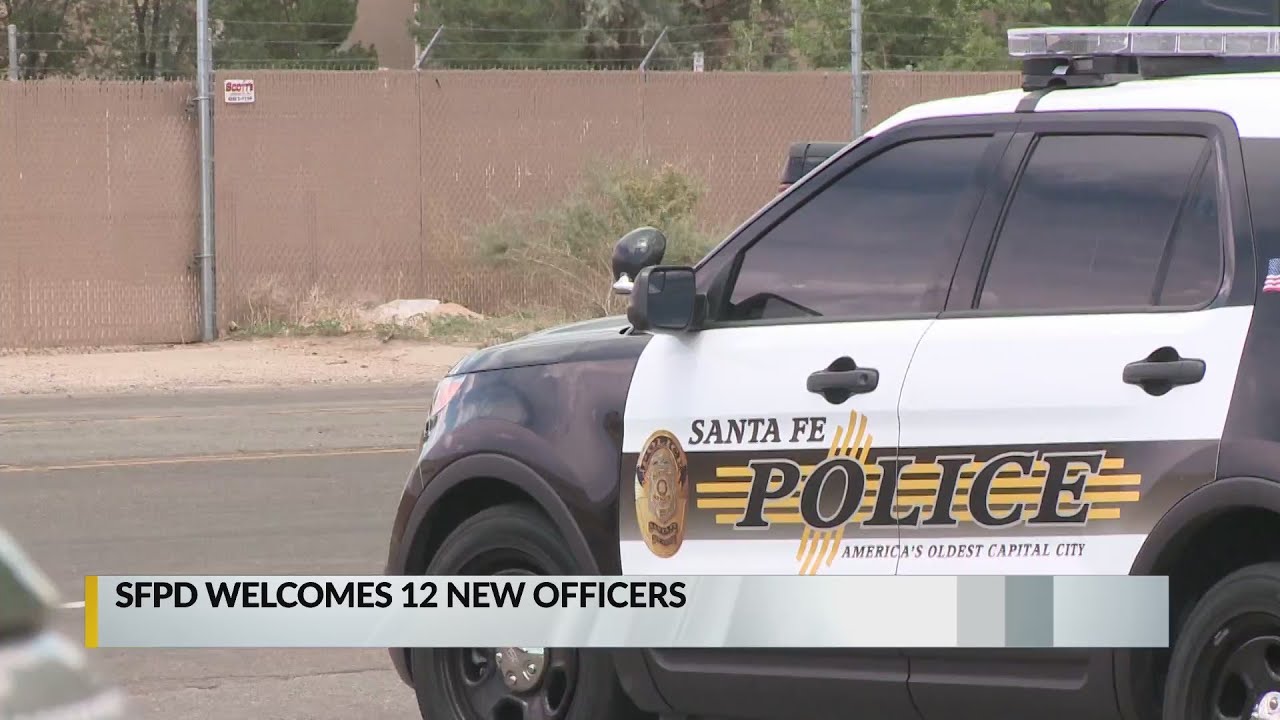 Santa Fe Police Department Welcomes 12 New Officers Youtube