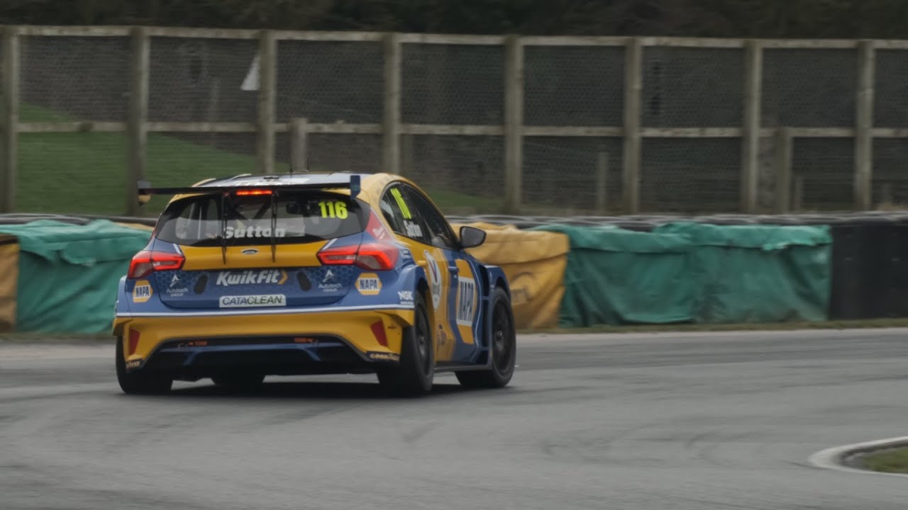 2023 Ford Focus ST (BTCC) | Pushing Hard on Track | NAPA Racing (4K ...