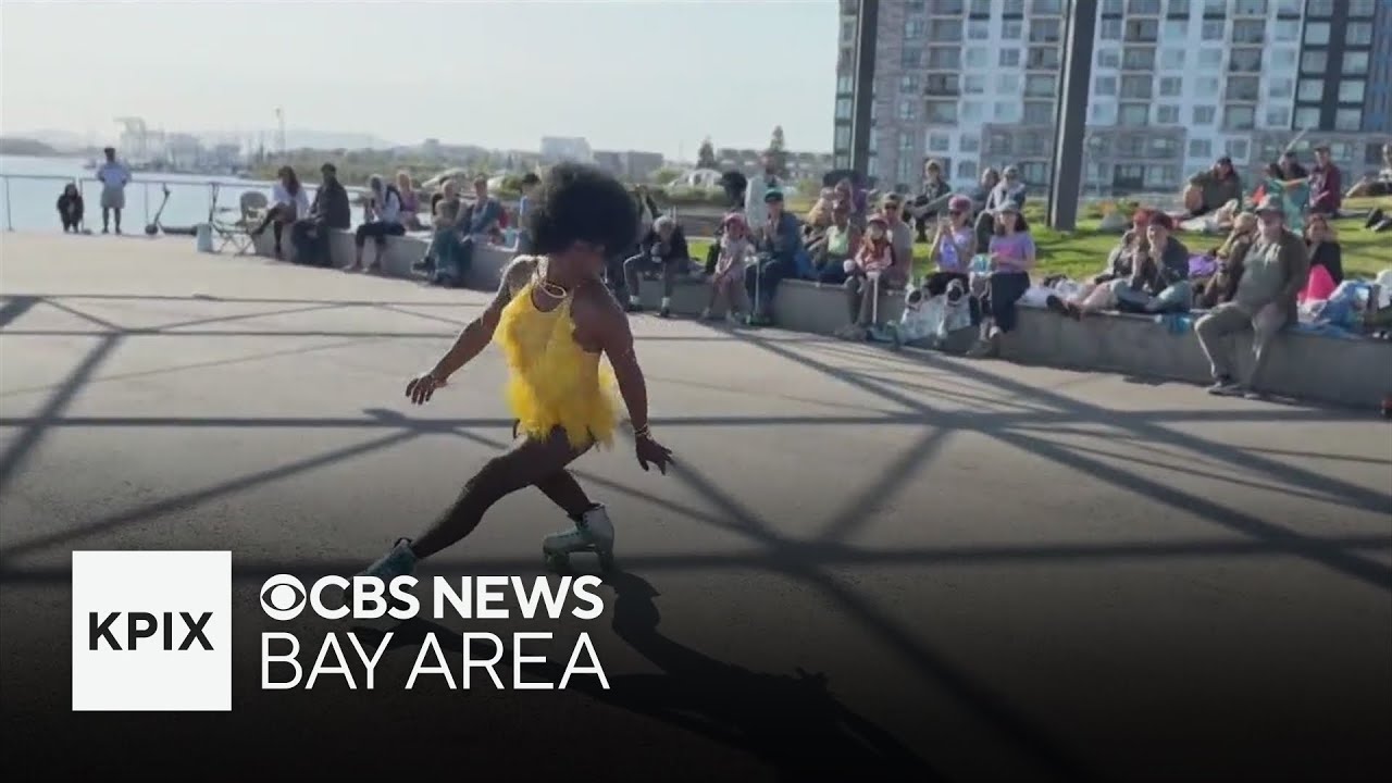 Roller-skating drag queens show their stuff on the Oakland waterfront ...