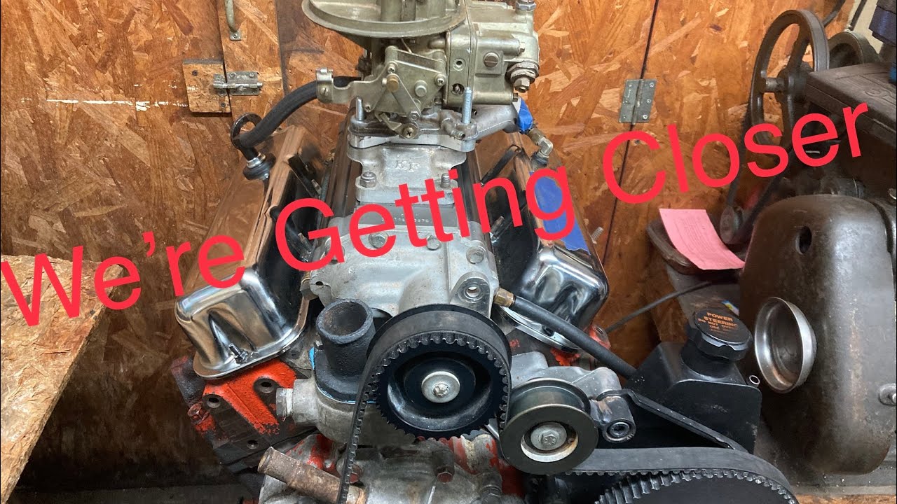 Getting a couple of things done on the Trash Truck Engine!! - YouTube