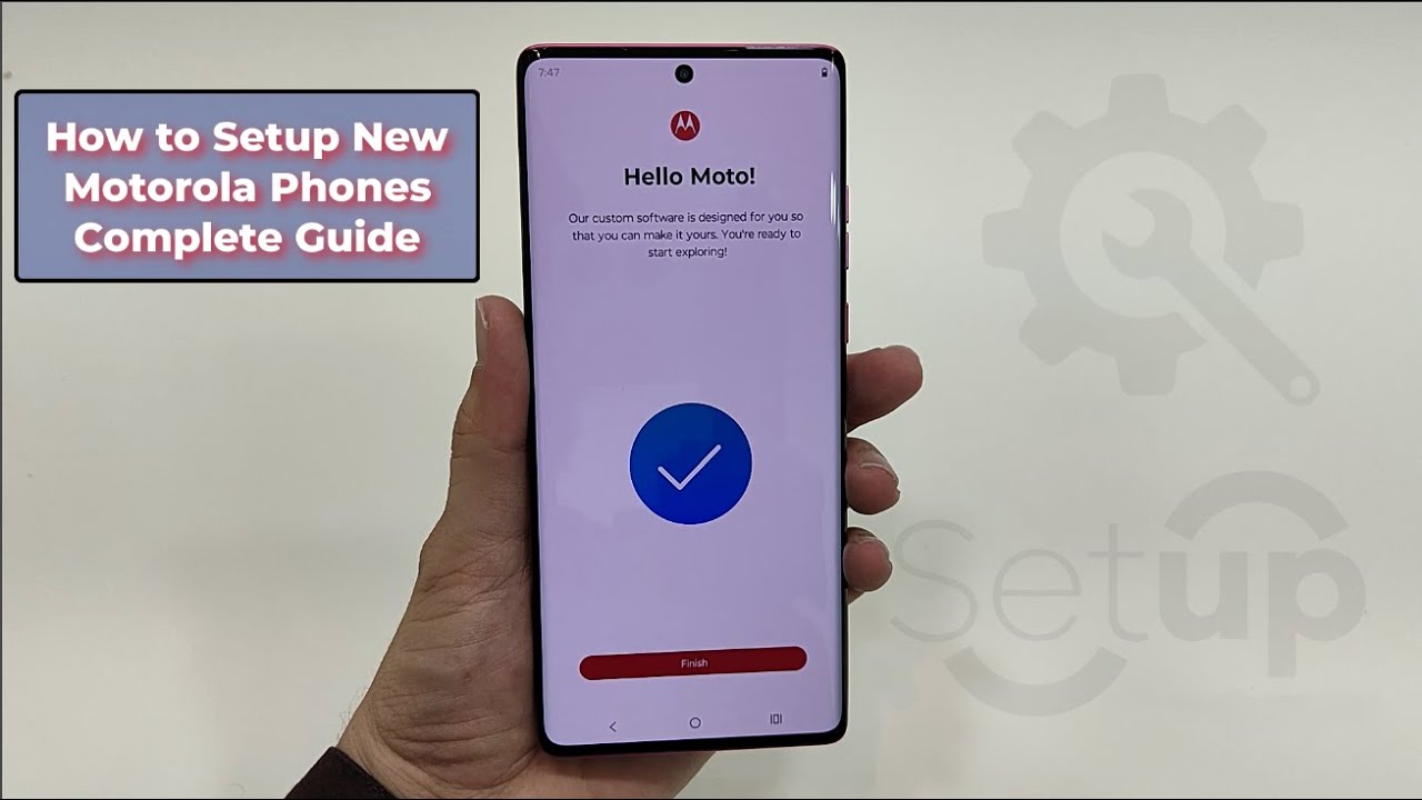 Step-by-Step Guide: Setting Up Your Newly Bought Motorola Phone - YouTube