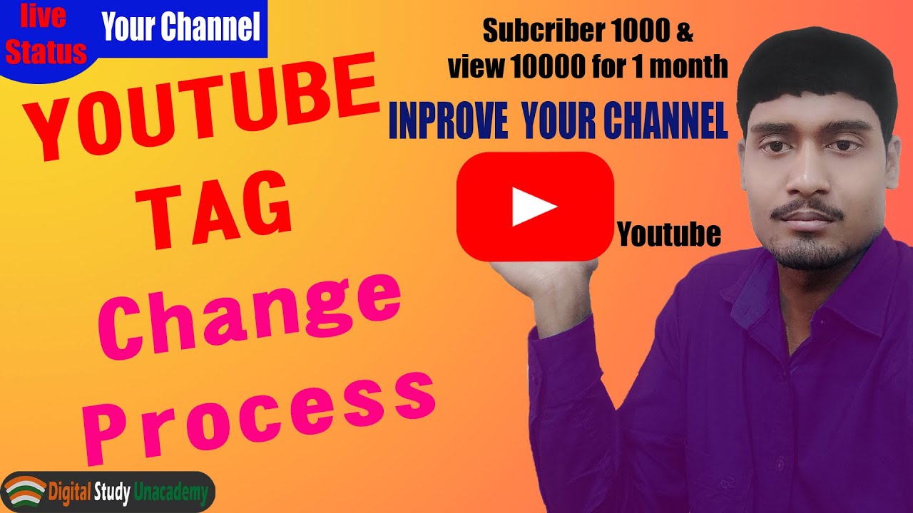 add tag 2021 |edit tag change in youtube |new add tag change process in ...