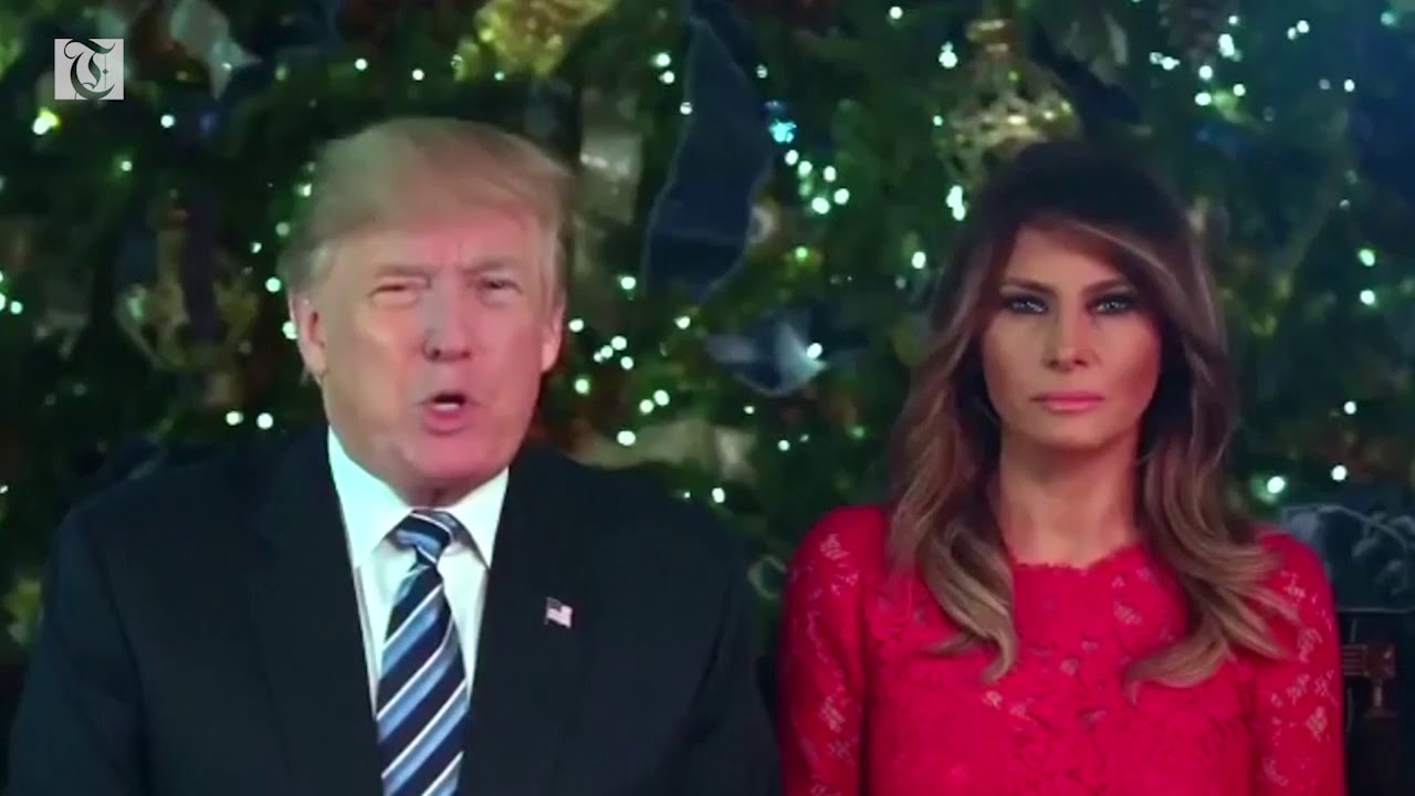 President Trump and first lady release Christmas greeting - YouTube