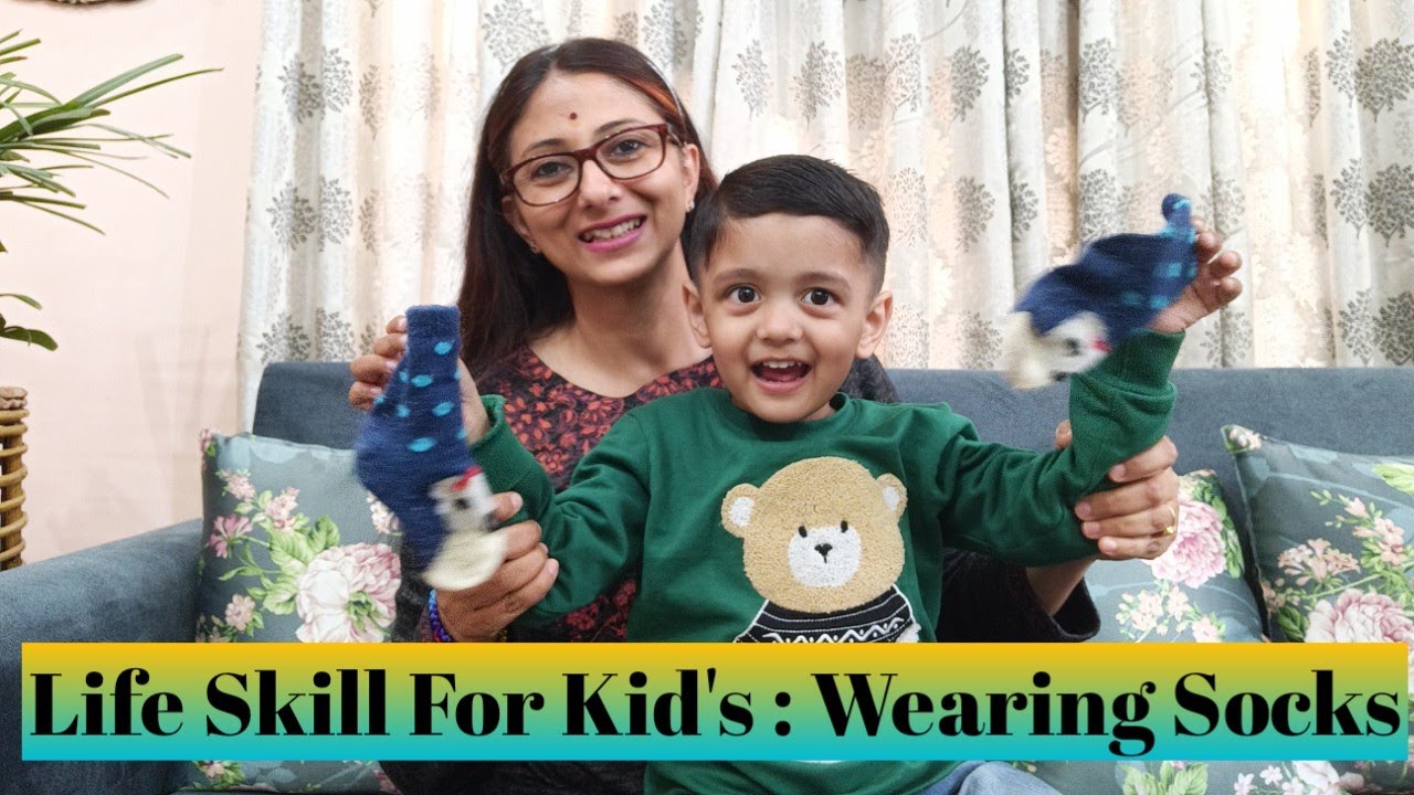Life Skill For Kid's: Wearing Socks #lifeskills # ...