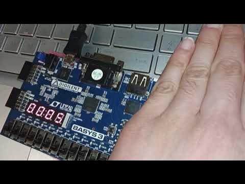 SPI Light Sensor PmodALS with Seven Segment Display and LEDs withArtix-7 FPGA on Basys 3 - YouTube