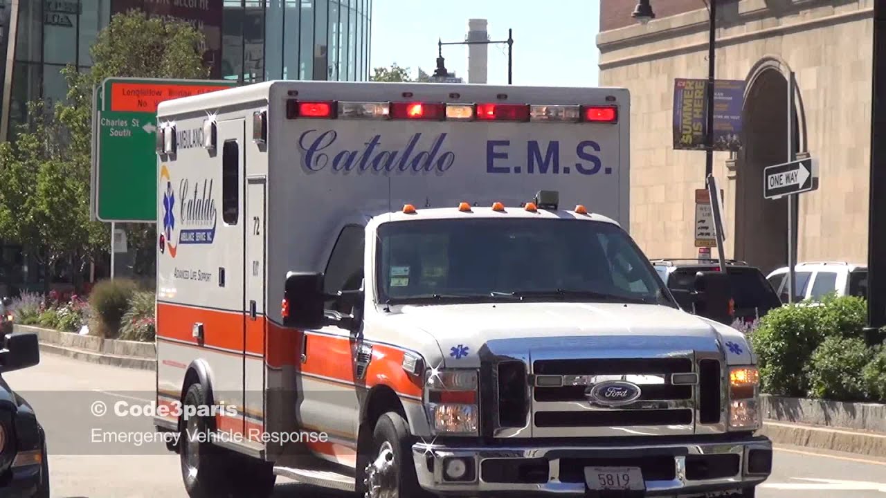 Boston Emergency Ambulances (x3) - YouTube