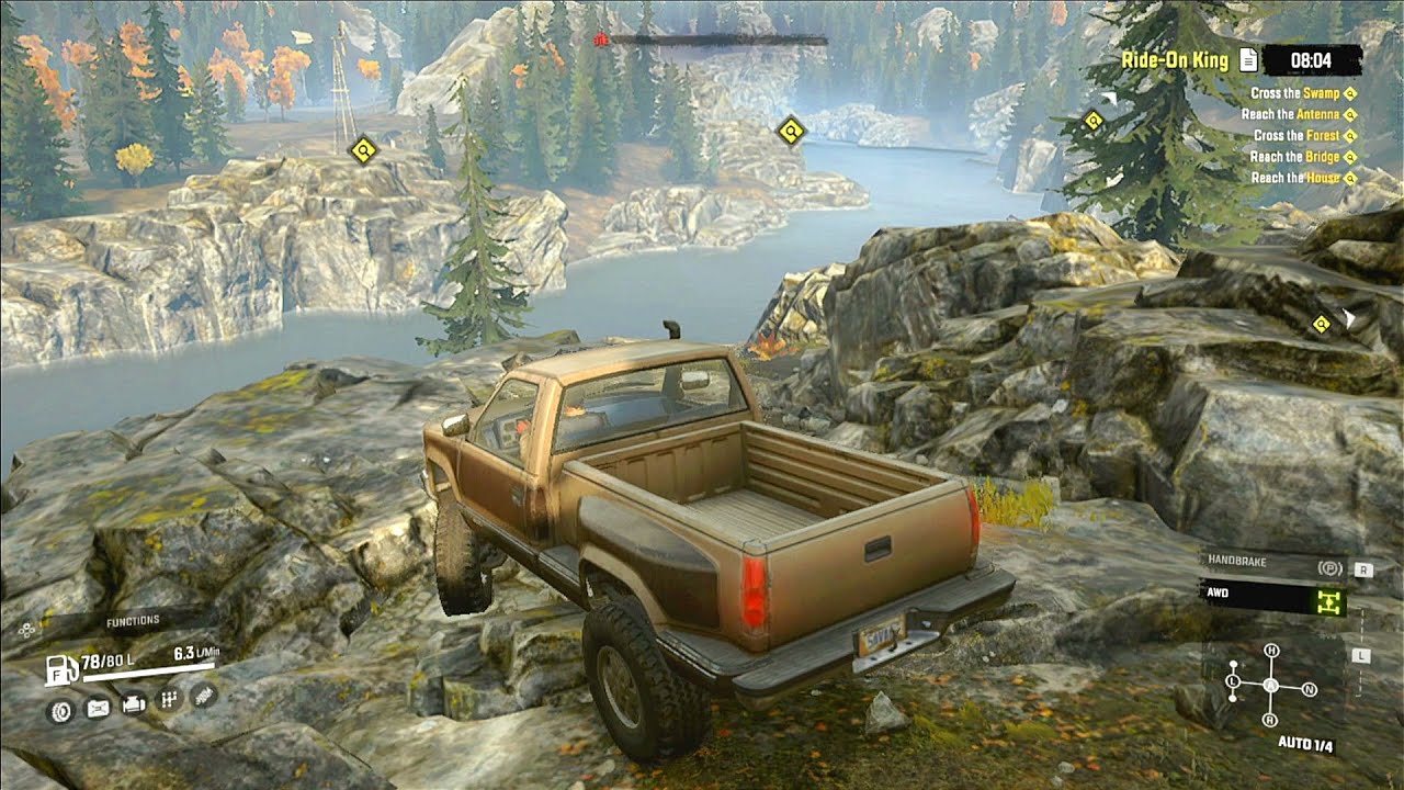 Ride On King The First Trial | Snowrunner Nintendo Switch Gameplay HD ...