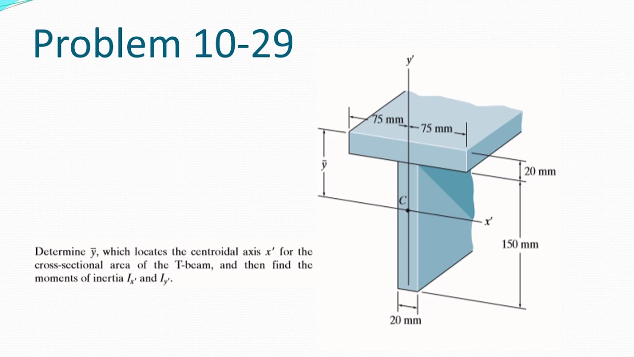Chapter 10 Problems Statics - YouTube