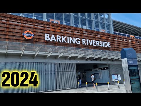 BARKING RIVERSIDE Overground Station (2024) - YouTube