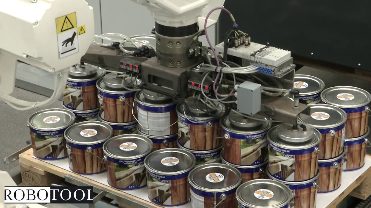 RoboTool automatiserer palletering af 20 produktvarianter hos Nowocoat ...