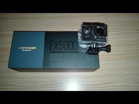 DBPOWER EX5000 action cam test foto - YouTube