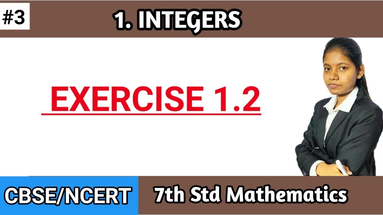 ncert solutions for class 7th maths chapter 1 integers exercise 1.2 ...