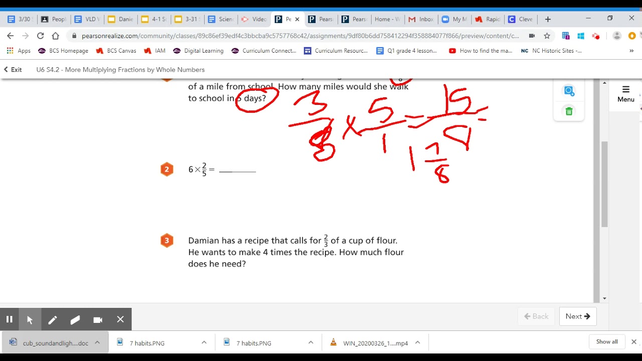 4.2 Computation with Fractions - YouTube