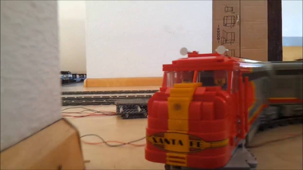 LEGO 10022 Santa Fe Passenger Train MOC - YouTube