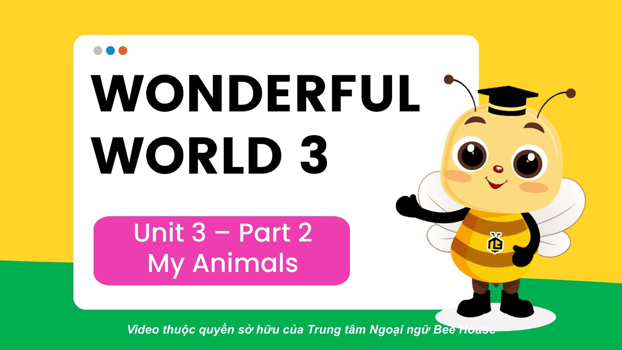 WONDERFULL WORLD 3 UNIT 3: ANIMALS PART 2 - YouTube