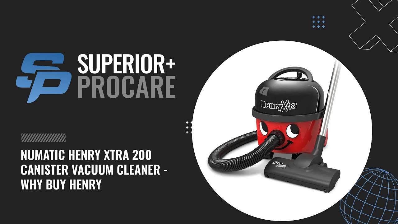NUMATIC HENRY XTRA 200 CANISTER VACUUM CLEANER - WHY BUY HENRY - YouTube