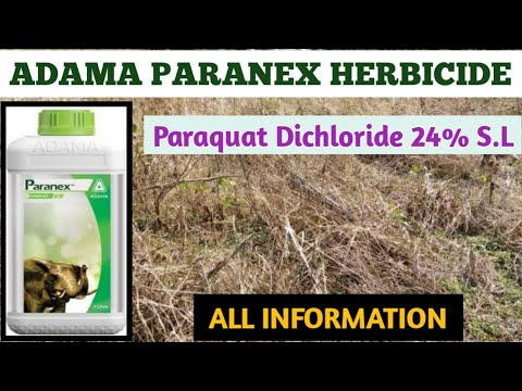 ADAMA PARANEX HERBICIDE | paranex herbicide | Paraquat Dichloride - YouTube