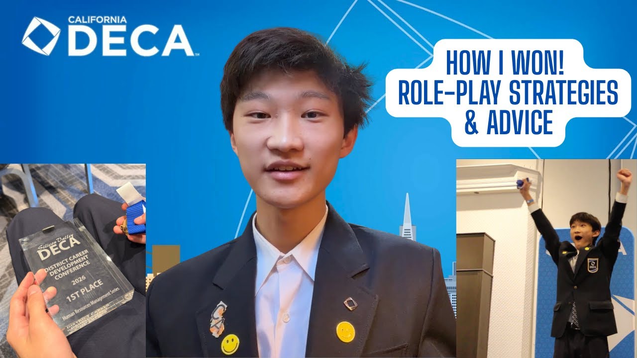 How I Won 1st Place at 2026 DECA District Competition (Strategies ...