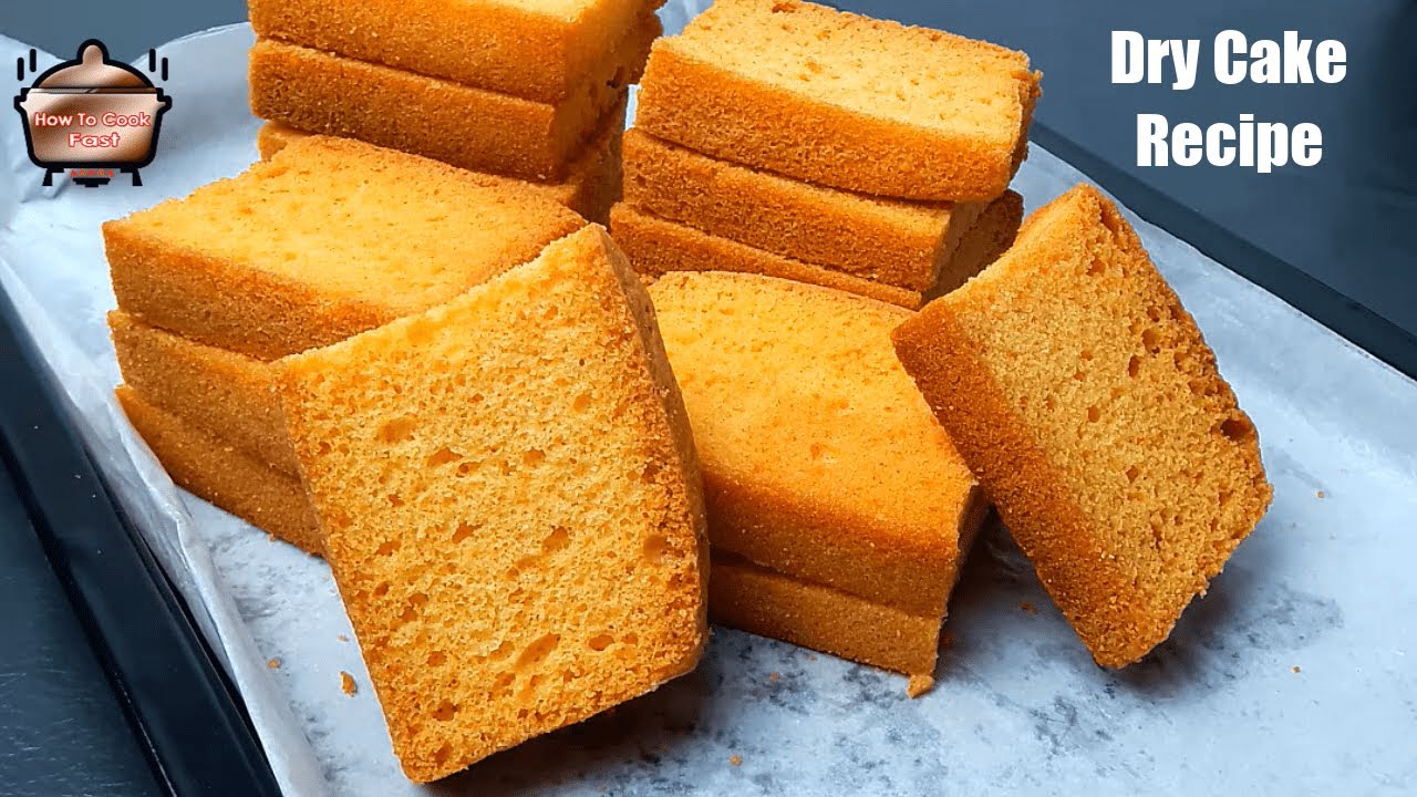 Bakery Style Cake Rusk Recipe | Dry Cake Biscuit | ঘরেই বানান রাস্ক কেক ...