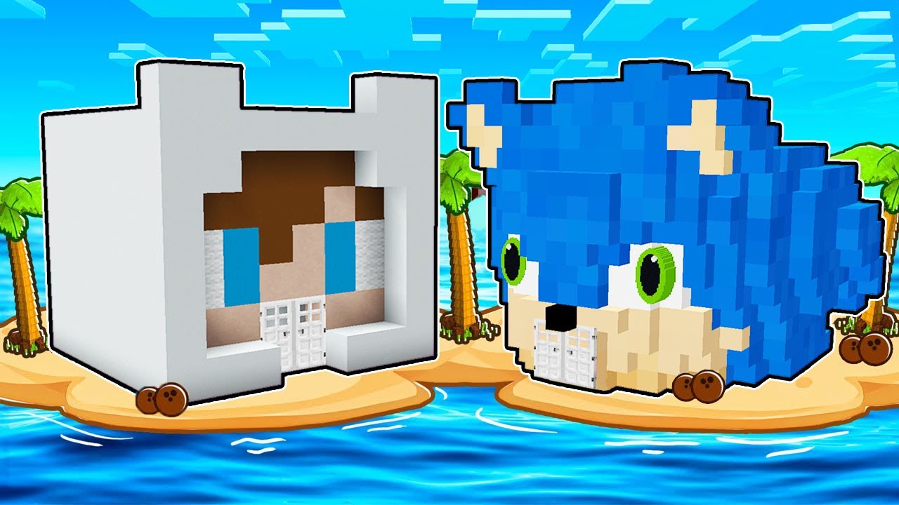ENES ARSLAN VS BEBEK SONİC ADA EV KAPIŞMASI - 😨 Minecraft - YouTube