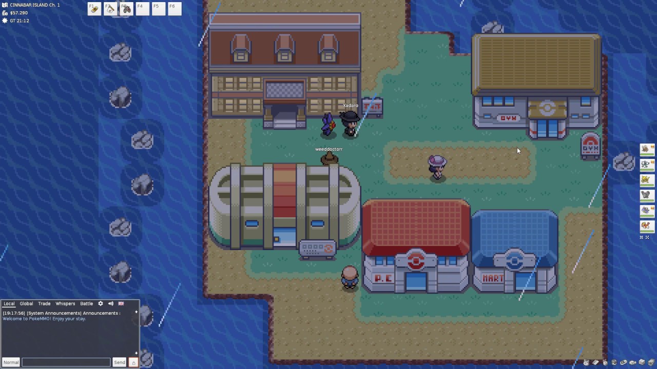PokeMMO Gameplay Part 19 - Pokemon Mansion & Fire Gym! - YouTube