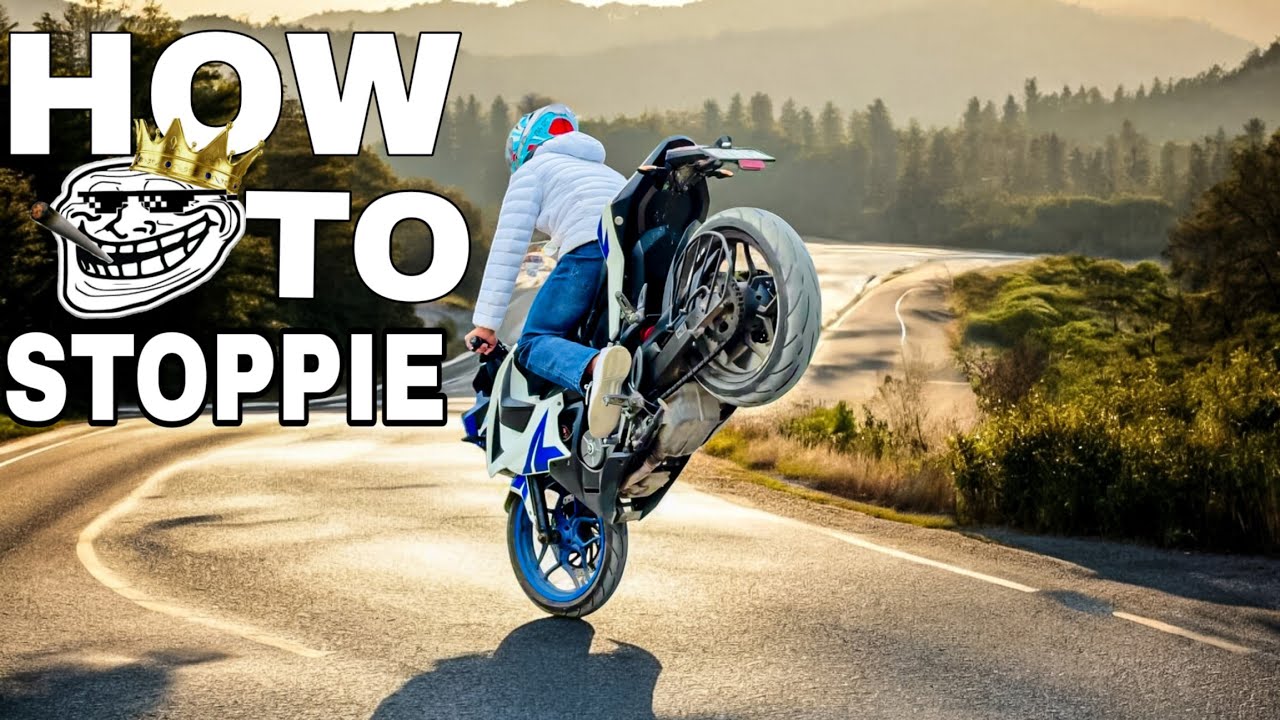 How to do Stoppie on Rs200 | Easy Steps Tutorial Video ️ - YouTube