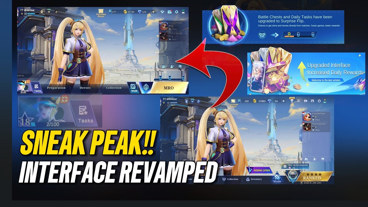 REVAMPED UI MLBB 🤔🤔 IS IT BETTER⁉️ - YouTube