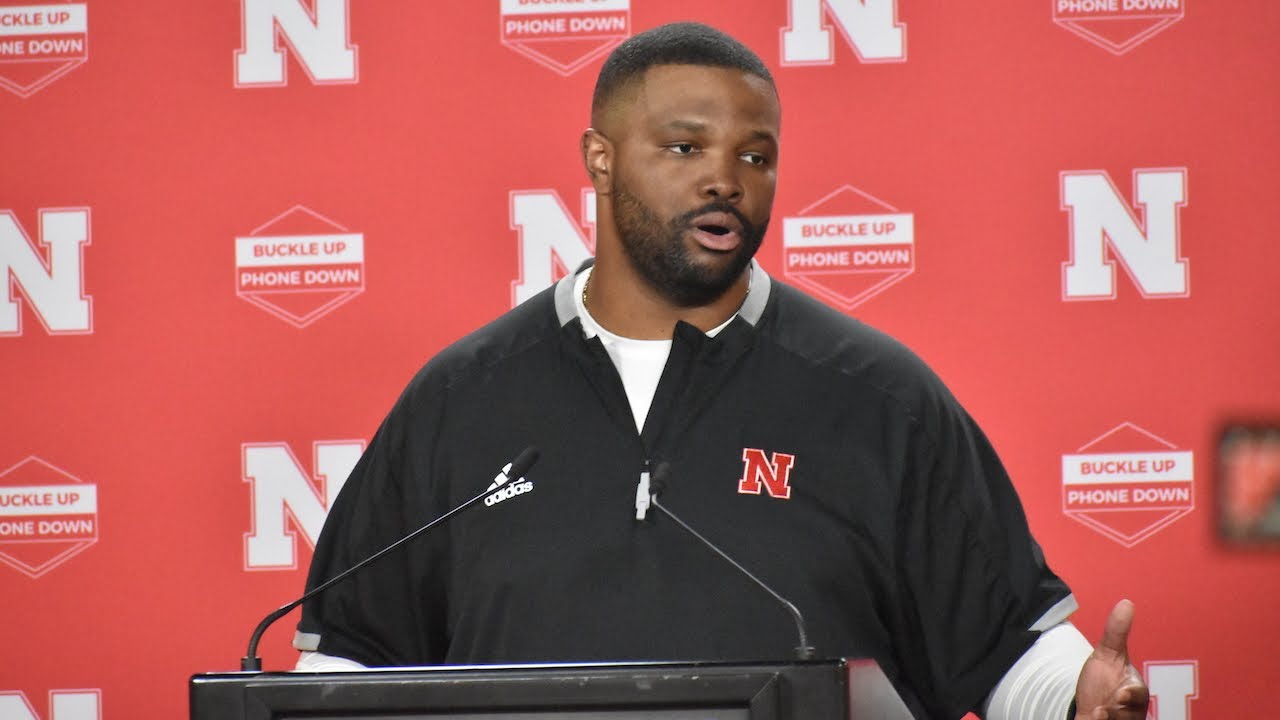 Nebraska Football: DL coach Terry Bradden press conference (March 4 ...