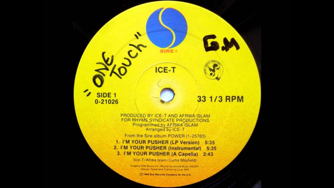 Ice-T - I'm Your Pusher (LP Version) (1988) [HQ] - YouTube