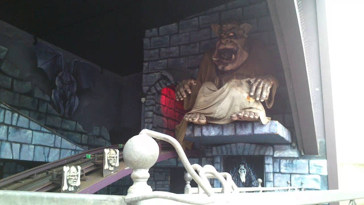 Ghost train Blackpool pleasure beach ogre - YouTube