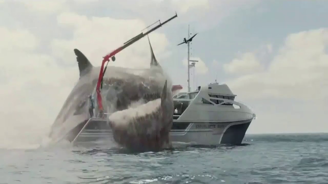 #TheMeg THE MEG MOVIE // SCENE MEGALODON SHOW UP ! - YouTube