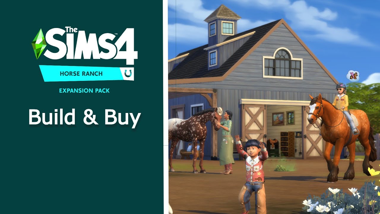 🐐 Tanyák és istállók 🐎 | Horse Ranch Expansion Pack | Buil & Buy mode ...